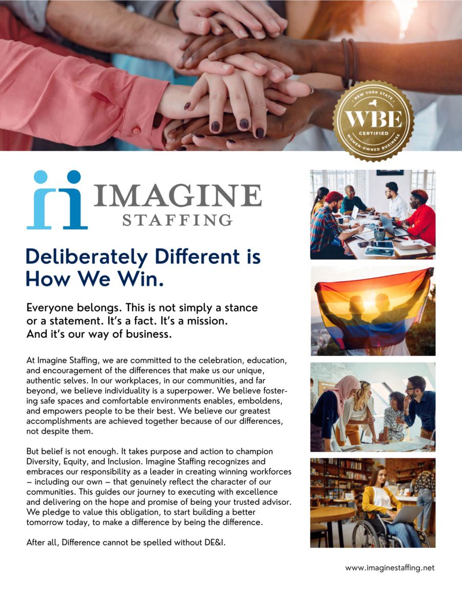 Our DEI Statement - Imagine Staffing : Imagine Staffing